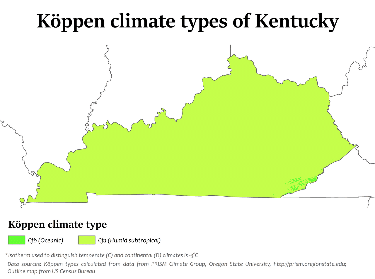 Kentucky Plant Hardiness Zones Map And Gardening Guide - Gardenia Organic
