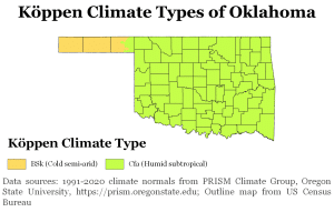 Oklahoma Plant Hardiness Zones Map And Gardening Guide - Gardenia Organic